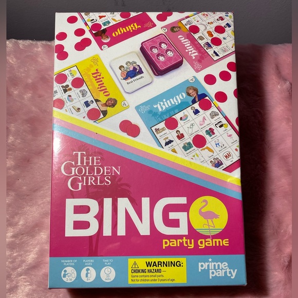 abc studios | Games | Prime Party The Golden Girls Bingo Party Game ...